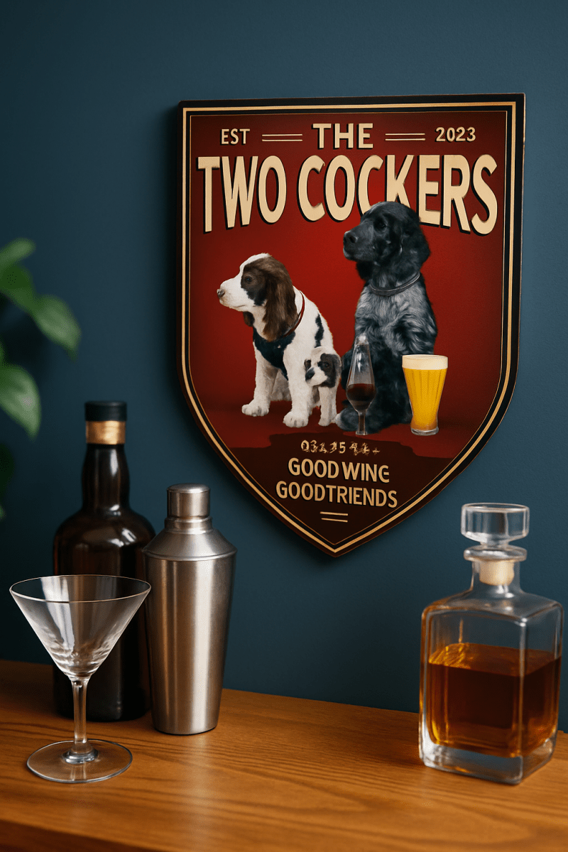 10 Creative Ways to Personalize Your Home Bar with Custom Metal Signs ...