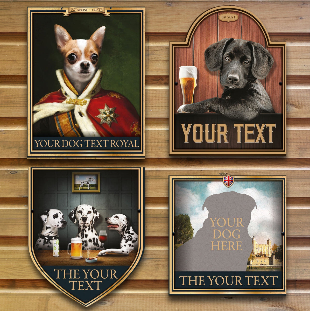 Dog Bar Signs | Home Pub Signs | Your Dog on a Sign | The Dog House ...