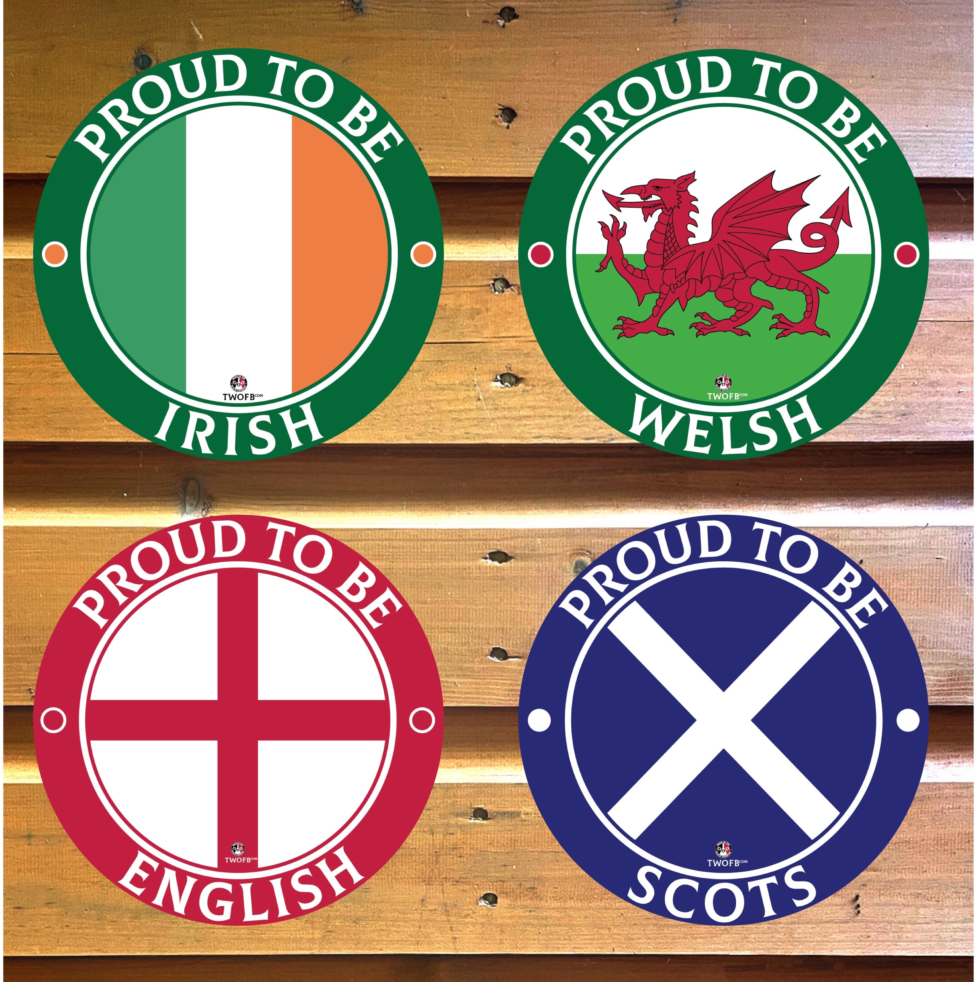 National flag Outdoor metal signs - Two Fat Blokes Ltd