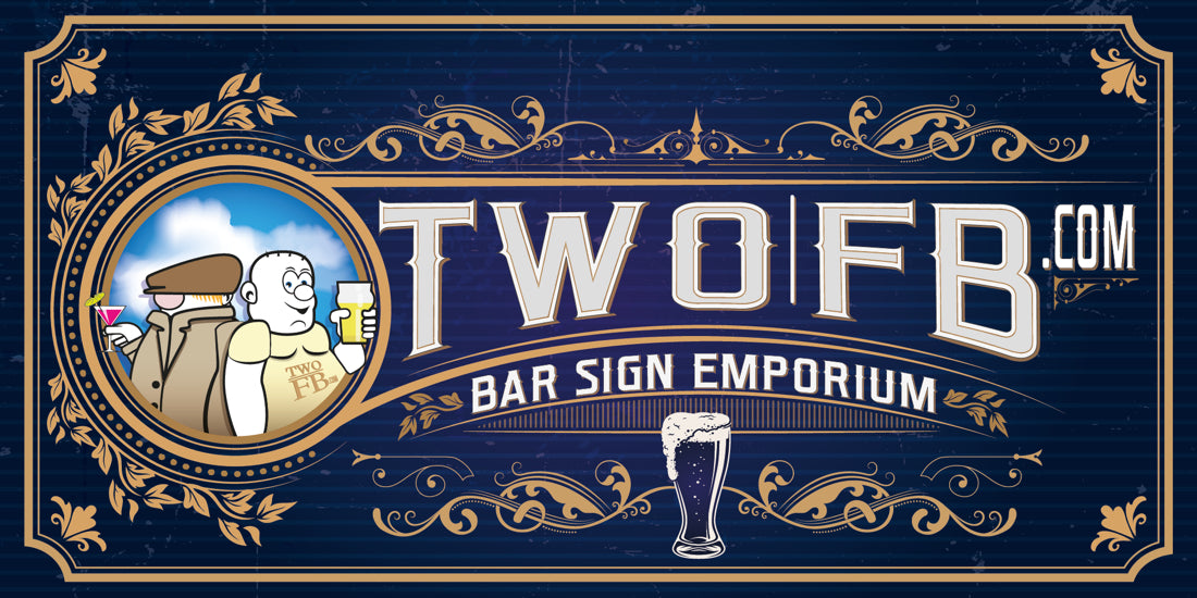 Personalised Bar Signs | Home Pub Signs | Man Cave Signs – Two Fat ...