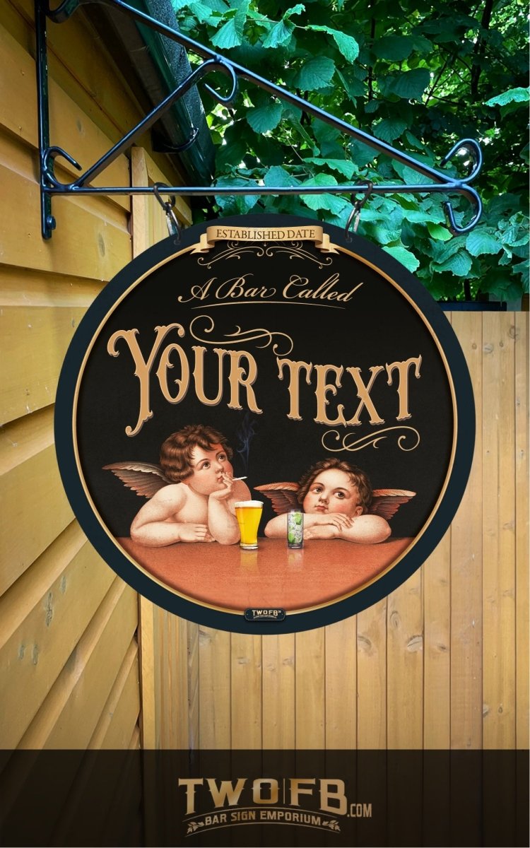 Heaven Bar | Personalised Pub Sign | Hanging Pub Signs – Two Fat Blokes Ltd