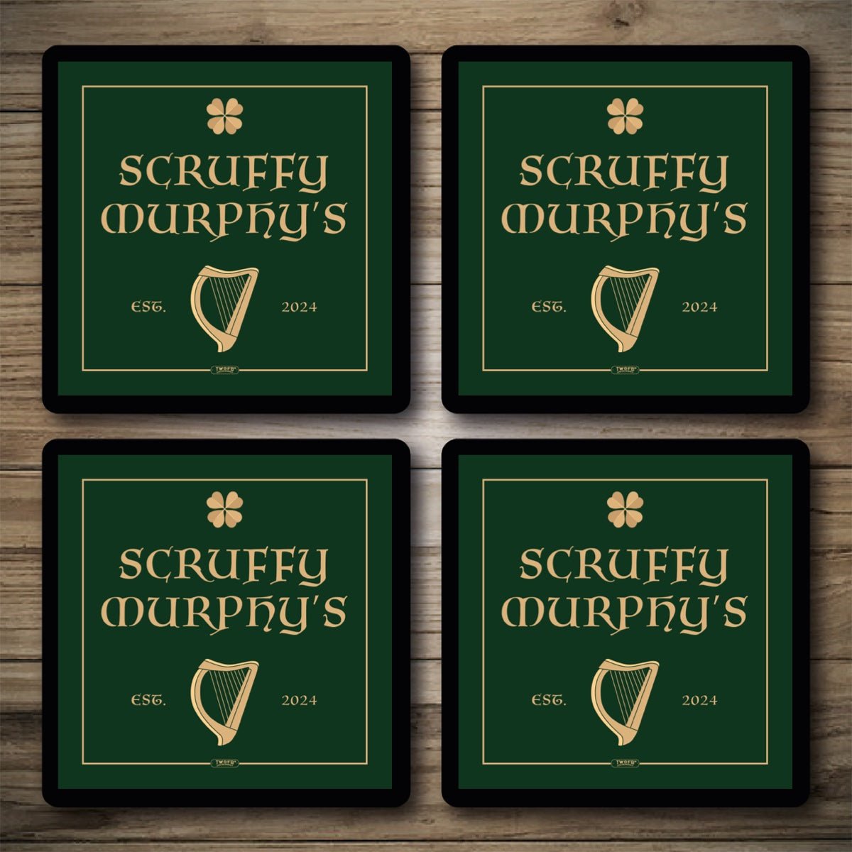 Personalised Bar Mats | Custom Bar Runners | Thirsty Joiner – Two Fat ...