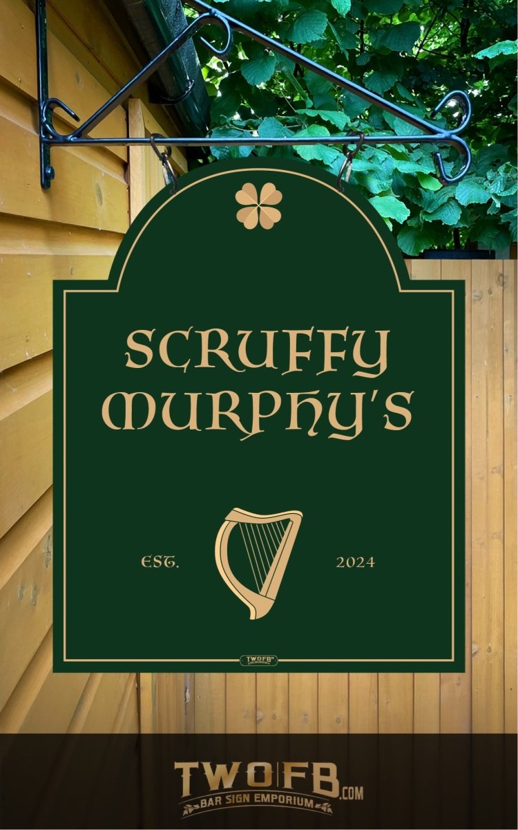 Scruffy Murphy's | Personalised Bar Sign | Bistro Style – Two Fat ...
