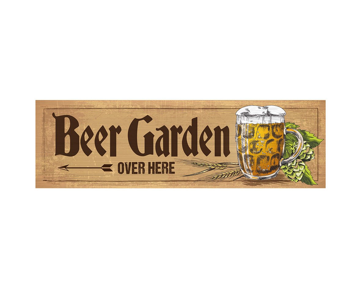 Arrow Beer Garden Bar Sign - Bar Signs – Two Fat Blokes Ltd