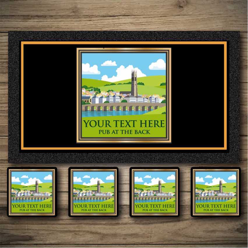 Personalised Bar Mats | Drip Mats | Custom Bar Runners | Bridge Pub ...