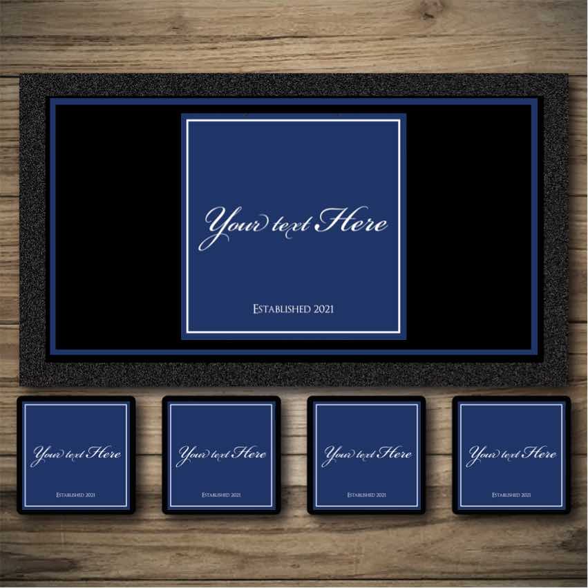Personalised Bar Mats | Drip Mats | Custom Bar Runners | Cafe Del Bar ...