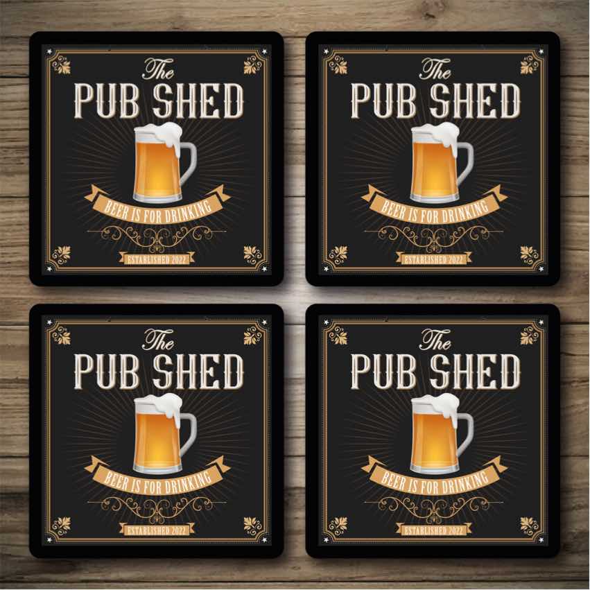 Personalised Bar Mats | Drip Mats | Custom Bar Runners | Pub Shed – Two ...