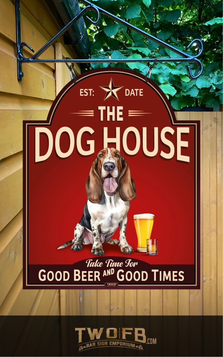 Dog House | Personalised Bar Sign | Dog House Signs - Bar Signs – Two ...