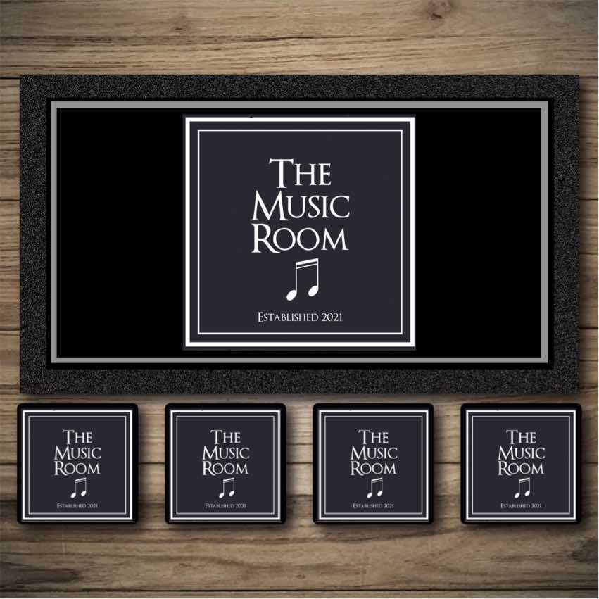 Music Room | Personalised Bar Sign | Pub Sign Design – Two Fat Blokes Ltd