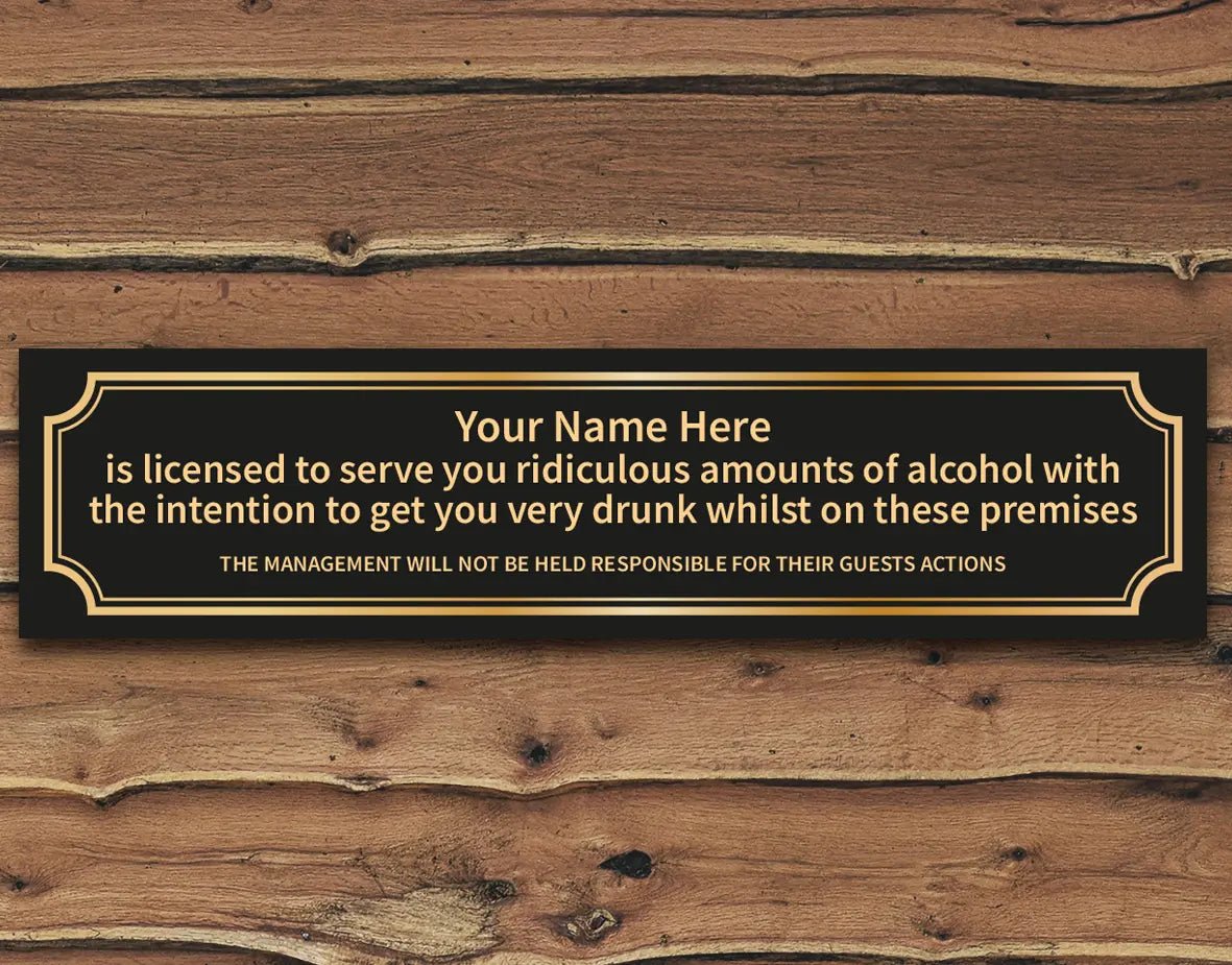 Licensee Pub Sign | Licensed to sell | Custom Sign Made to Order – Two ...