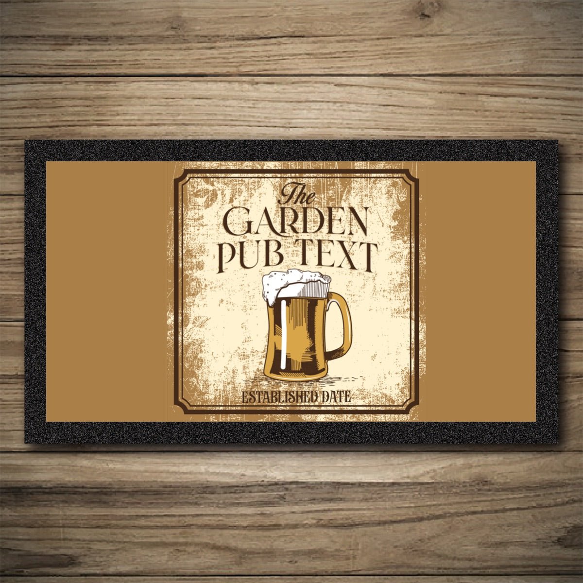 Personalised Bar Mats | Custom Bar Runners | Garden Pub – Two Fat ...