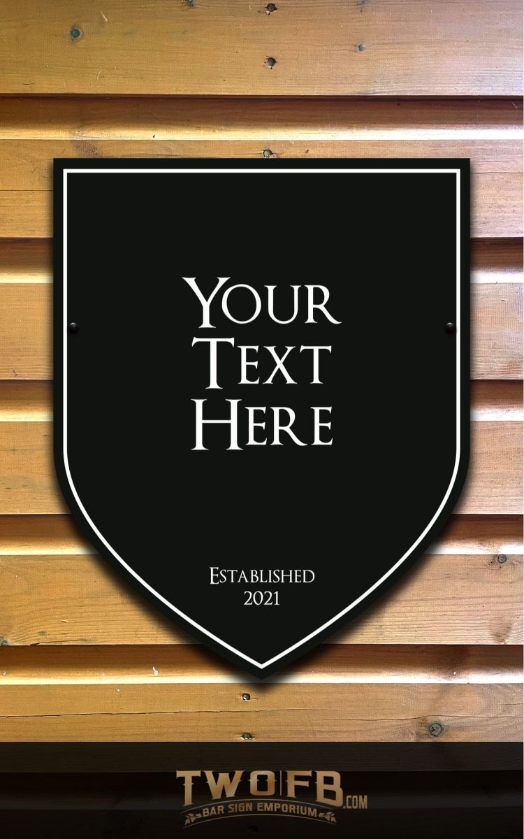 Piano Black | Personalised Bar Sign | Pub Signage – Two Fat Blokes Ltd