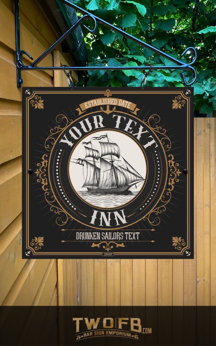 Ship Inn - Tavern Signs | Personalised Pub Sign | Hanging Pub Signs ...