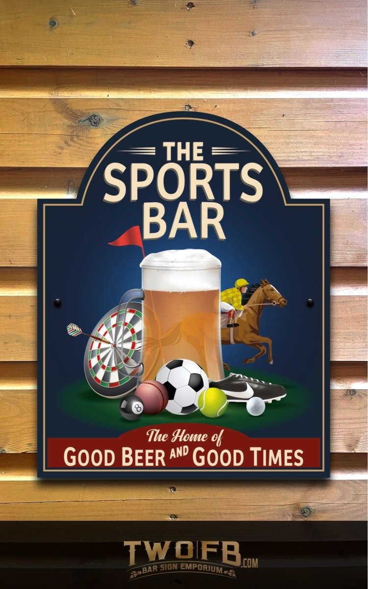 Sports Bar Sign Sports Bar Fonts Neon Lights | Premium Vector