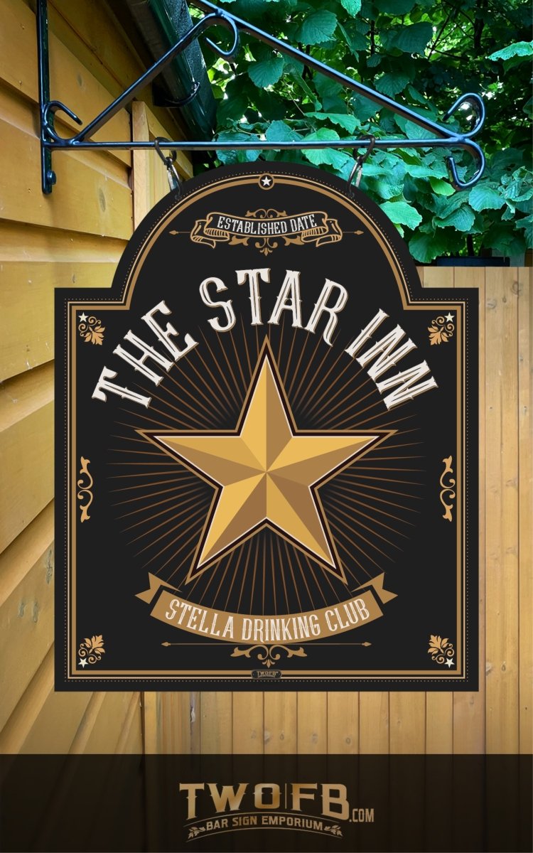 Star Inn - Tavern Signs | Pub Sign | Hanging Pub Signs – Two Fat Blokes Ltd