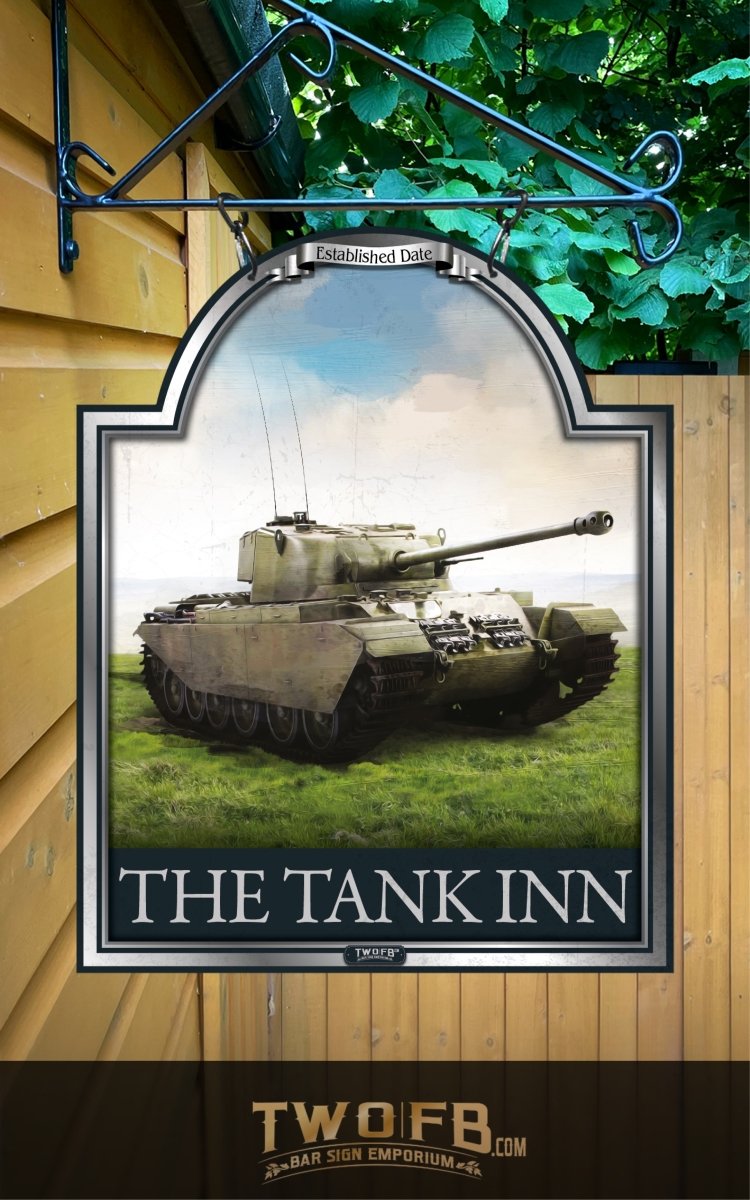 Tank Inn | Personalised Bar Sign | Custom Pub Signs – Two Fat Blokes Ltd