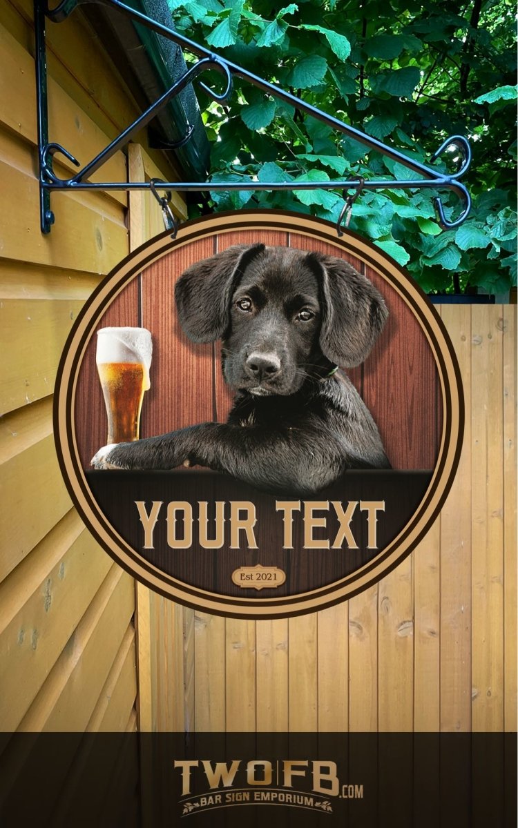 The Dog House | Bar Sign | Pub Signage | Dog at a Bar – Two Fat Blokes Ltd