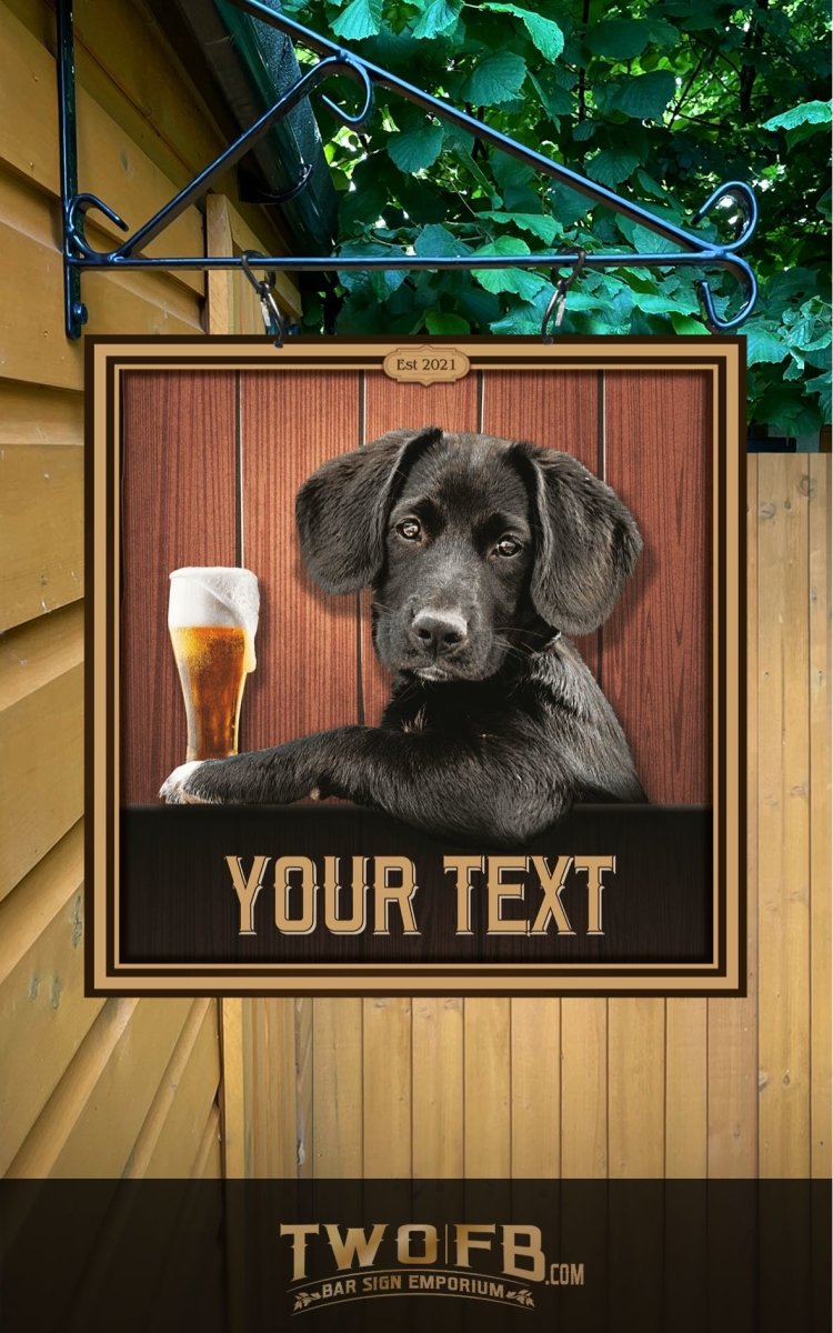 The Dog House | Bar Sign | Pub Signage | Dog at a Bar – Two Fat Blokes Ltd