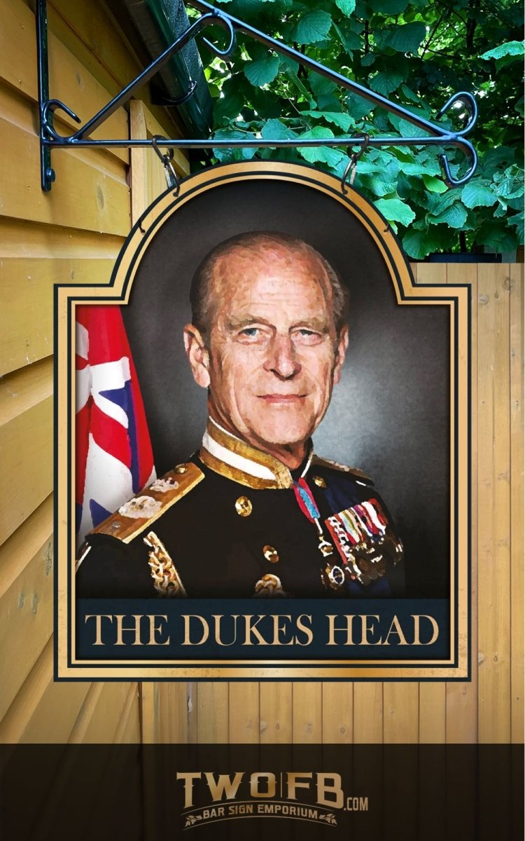 Dukes Head | Personalised Bar Sign | Traditional Pub Signs – Two Fat ...