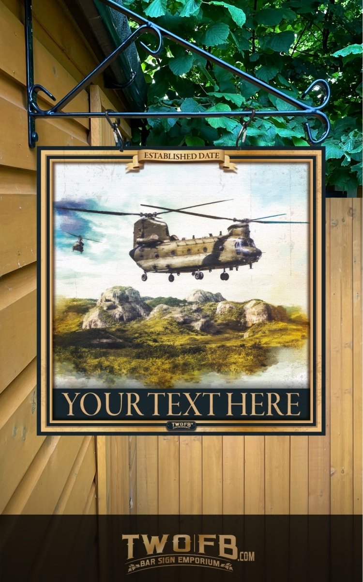 The Landing | Personalised Bar Sign | Custom Pub Signs – Two Fat Blokes Ltd
