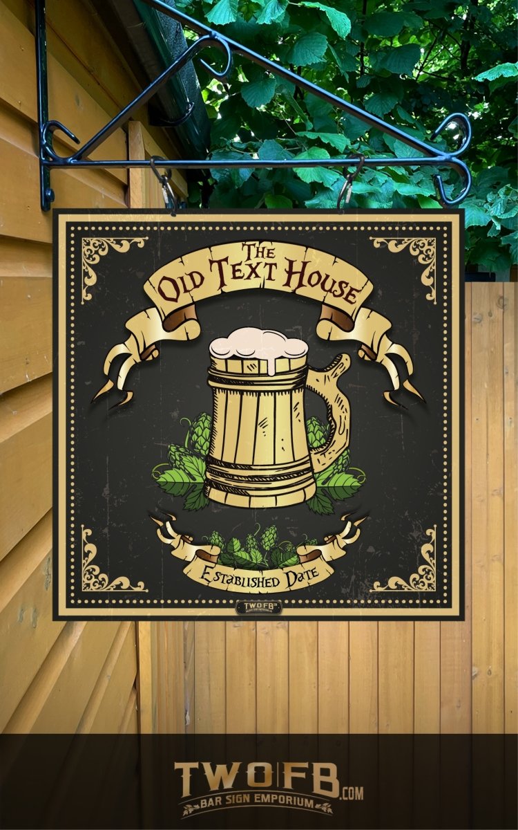 The Old Ale House Bar Signs | Personalised Pub Sign | Hanging Pub Sign ...