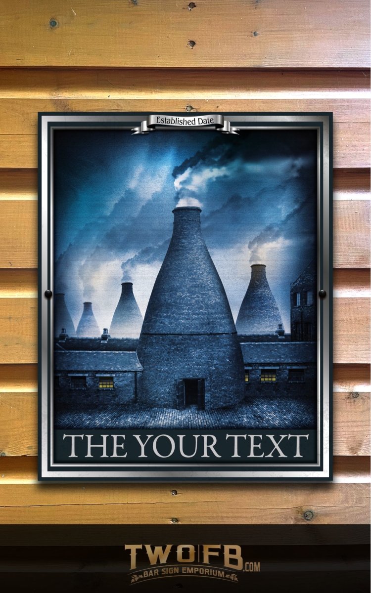 Potters Inn | Personalised Bar Sign | Potteries Kiln Pub Sign – Two Fat ...