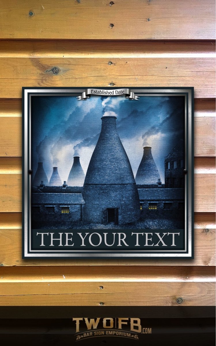 Potters Inn | Personalised Bar Sign | Potteries Kiln Pub Sign – Two Fat ...