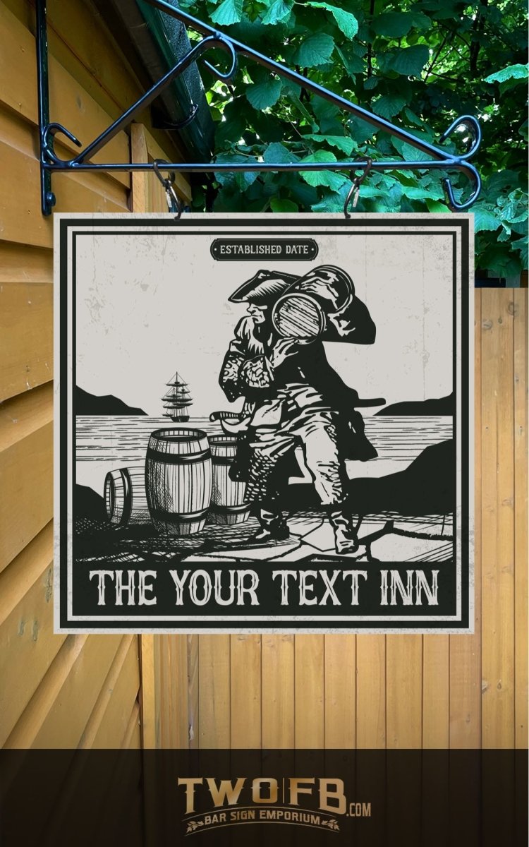 Smugglers Inn | Personalised Bar Sign | Pirate Pub Sign – Two Fat ...