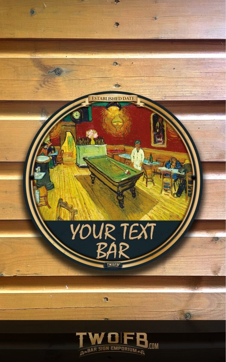 Vinnie's Bar Sign | Personalised Pub Sign | Hanging Pub Sign – Two Fat ...