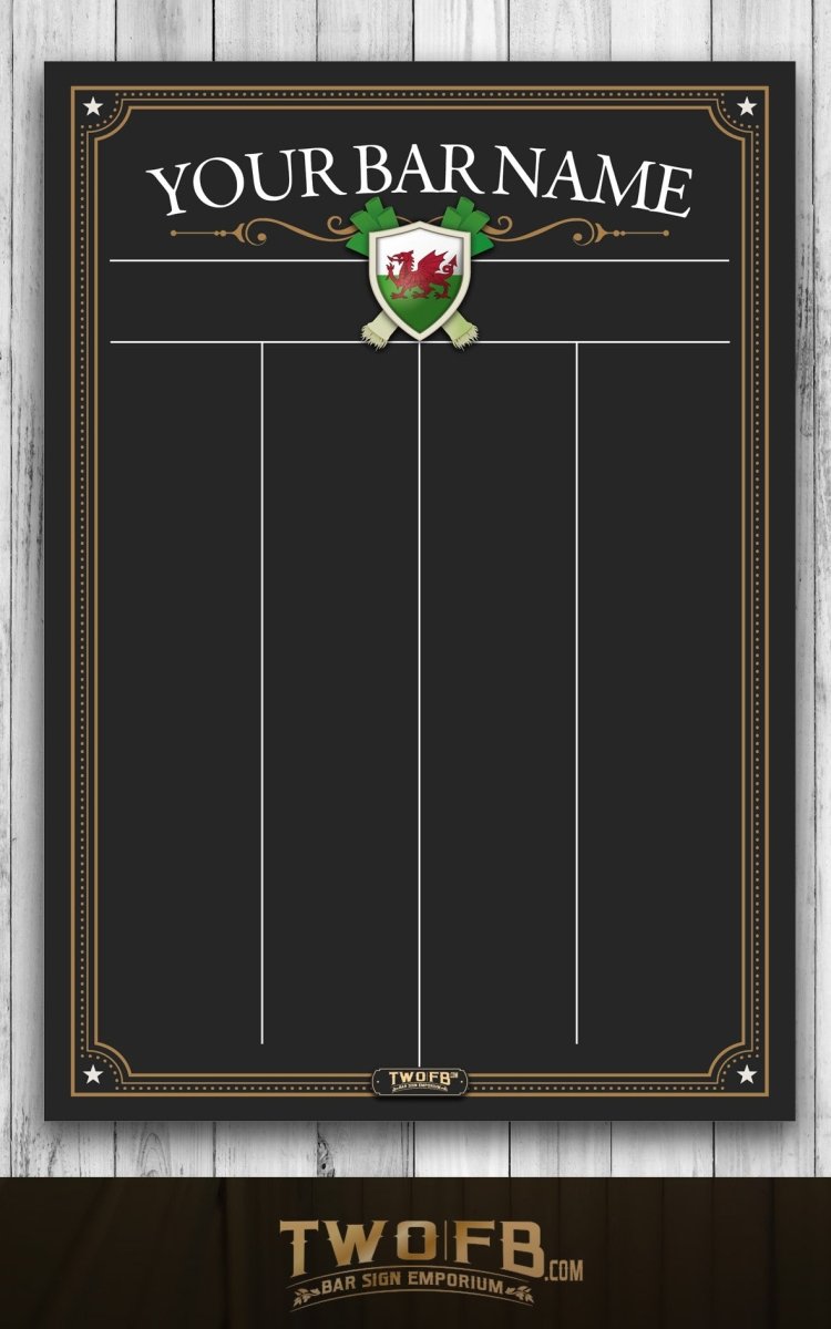 Welsh All Purpose Chalkboard | Scoreboard | Chalkboard – Two Fat Blokes Ltd