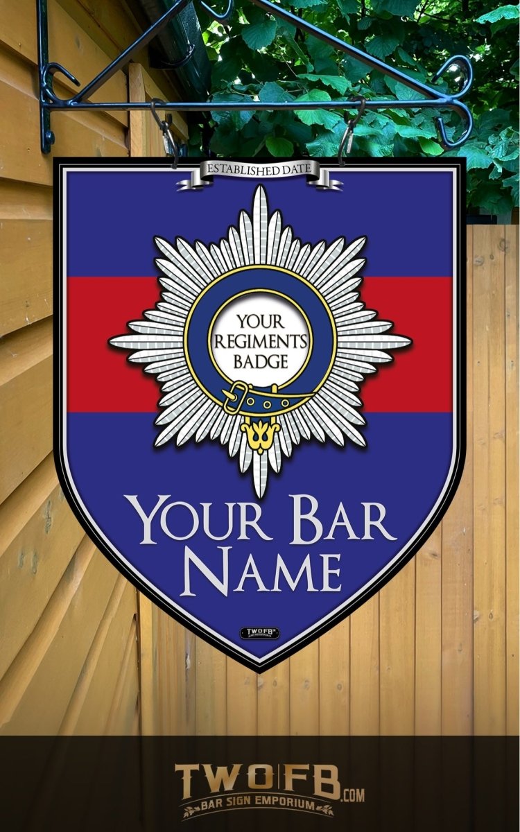 Your Regiment Arms | Pub Sign | British Army Bar Sign – Two Fat Blokes Ltd